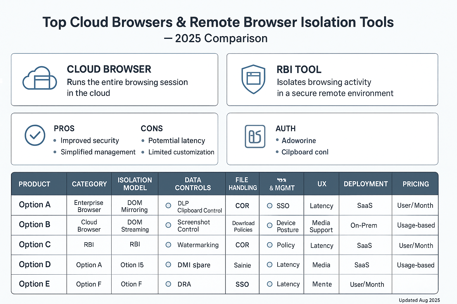 Top Cloud Browsers & Remote Browser Isolation Tools (2025 Comparison)