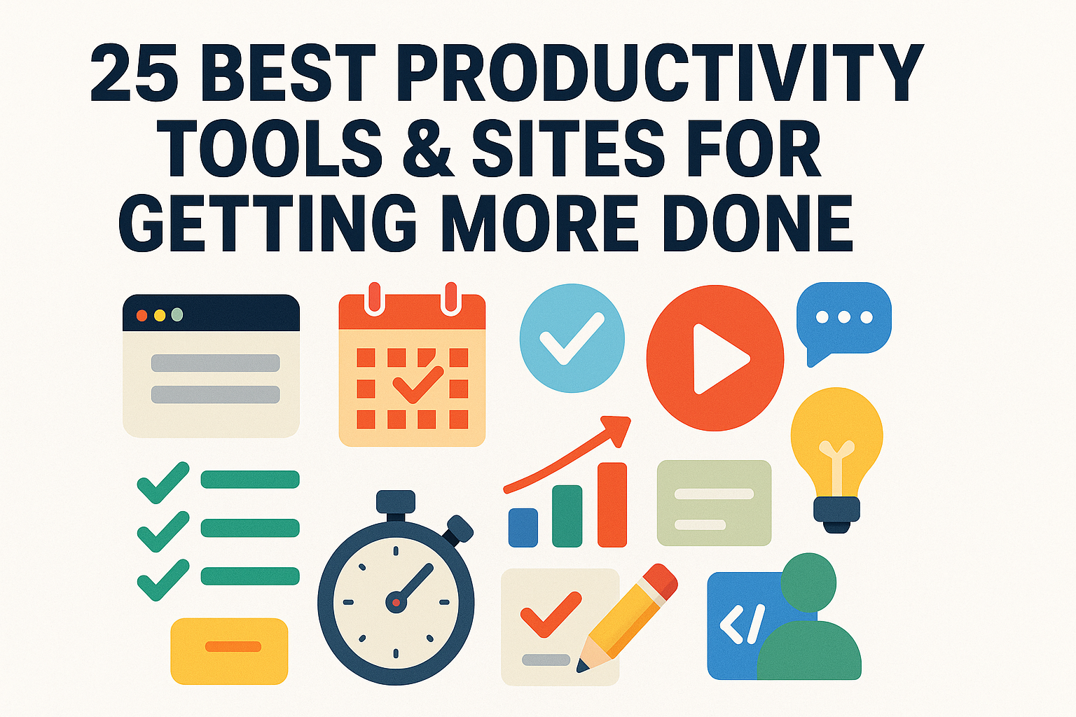 25 Best Productivity Tools & Sites for Getting More Done (2025)
