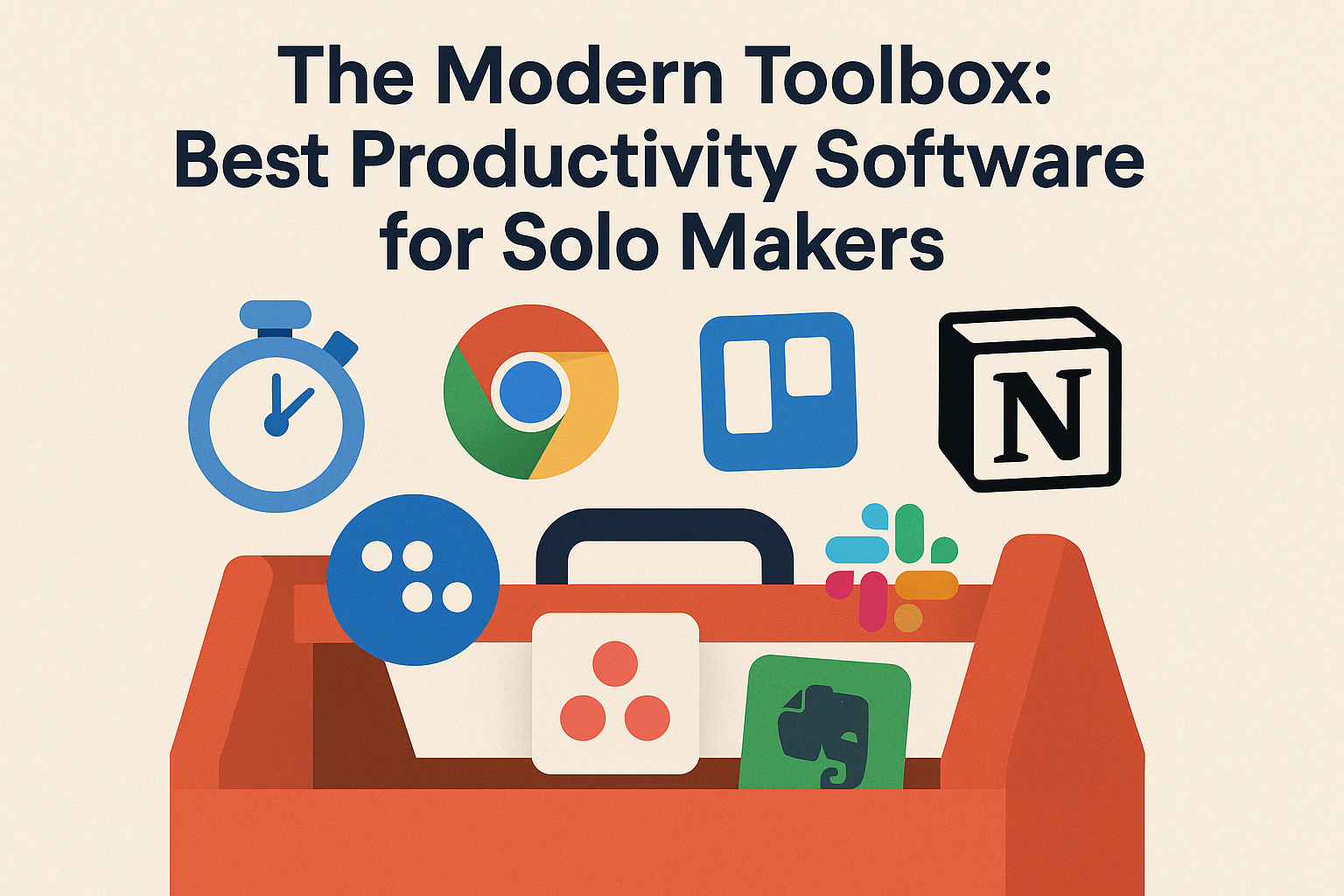 The Modern Toolbox: Best Productivity Software for Solo Makers